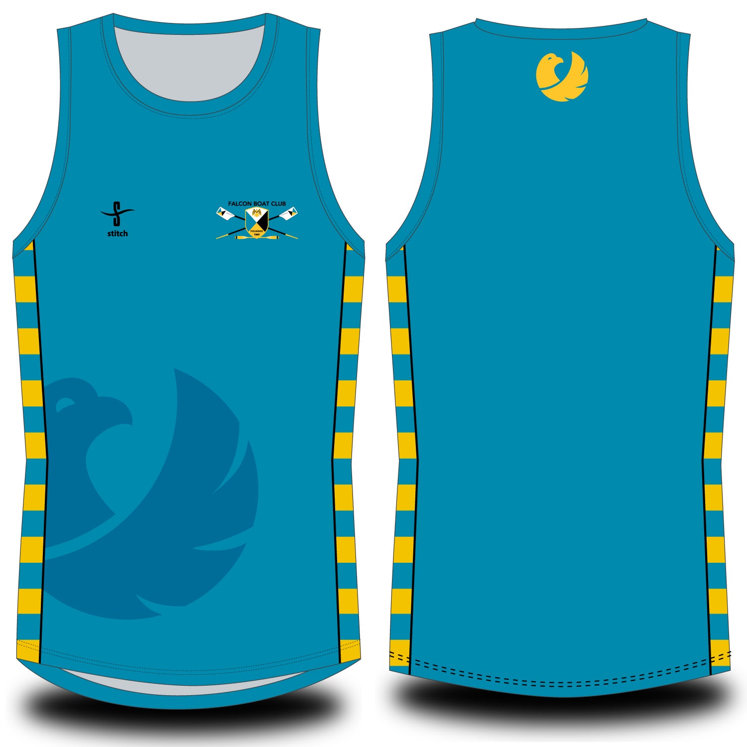 Falcon Boat Club Vest – Stitch Rowing