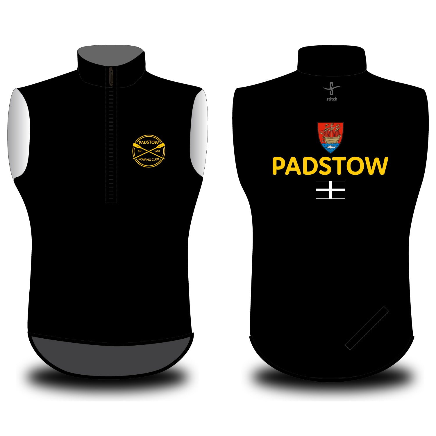 Padstow Rowing Club 365 Gilet – Stitch Rowing