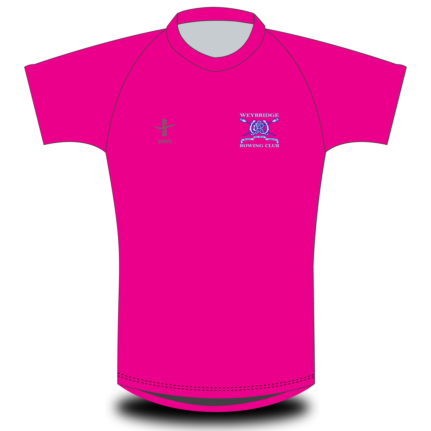 Weybridge Rowing Club Fluorescent T-shirt – Stitch Rowing