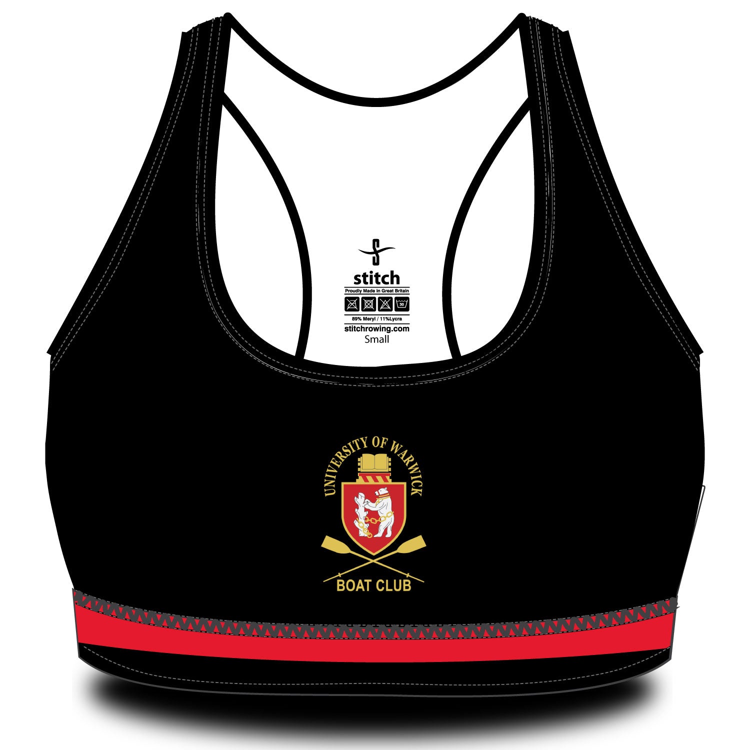 University of Warwick Boat Club Sports Bra – Stitch Rowing