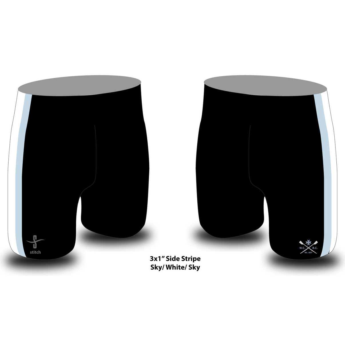 Wadham College Boat Club Rowing Shorts – Stitch Rowing