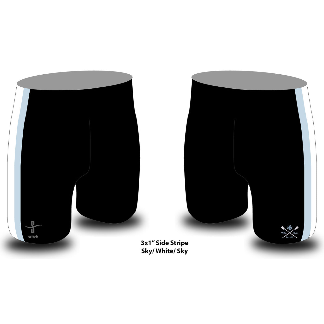 Wadham College Boat Club Rowing Shorts – Stitch Rowing