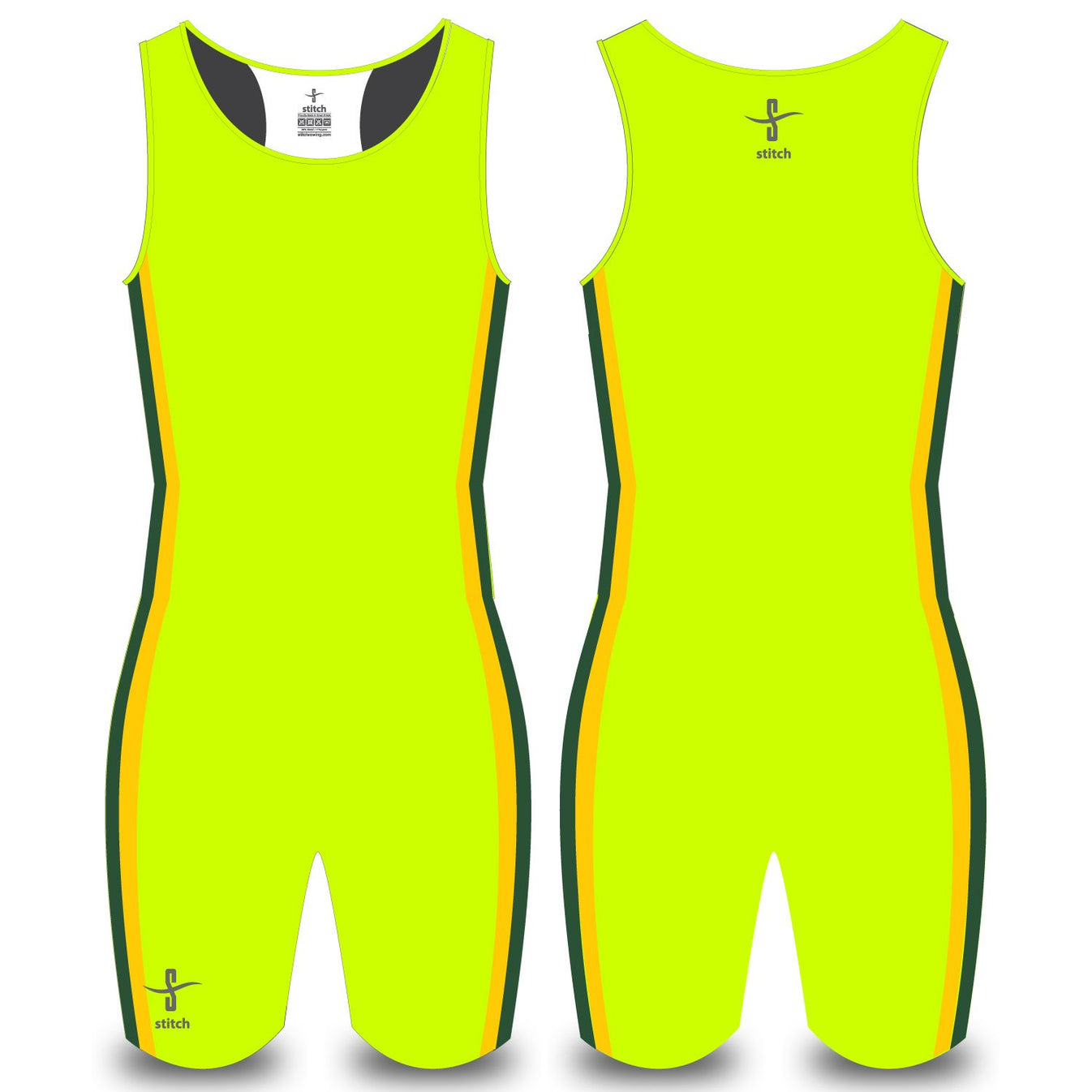 Windsor Boys School Fluo Yellow AIO – Stitch Rowing