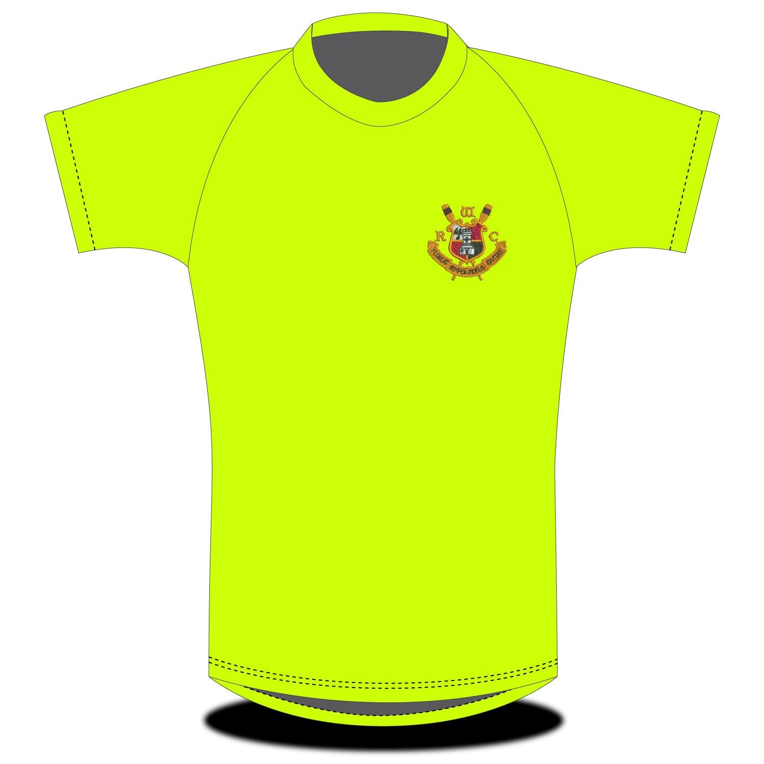Worcester Rowing Club Fluo Yellow T-Shirt – Stitch Rowing